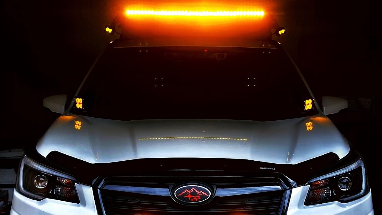 2021 Subaru Overlander: Heretic Studio Lights - YouTube