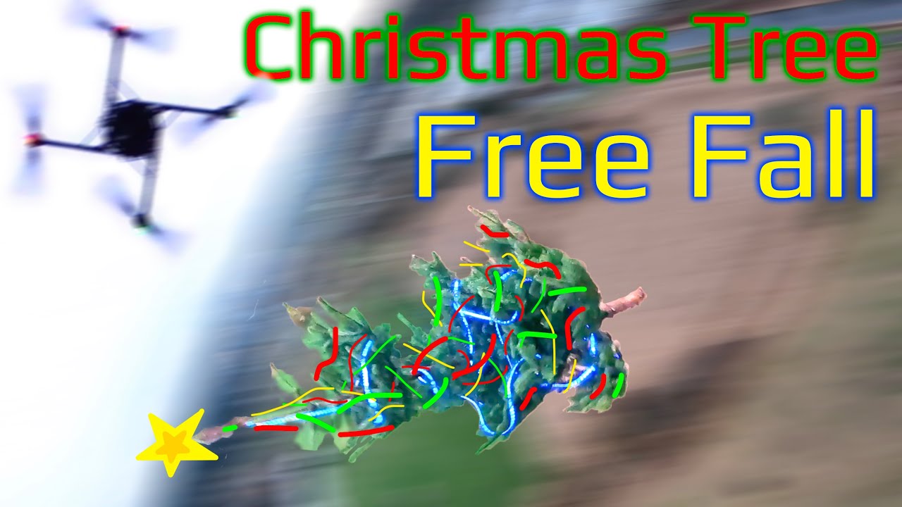 Dropping a Tree from a Huge Drone - YouTube