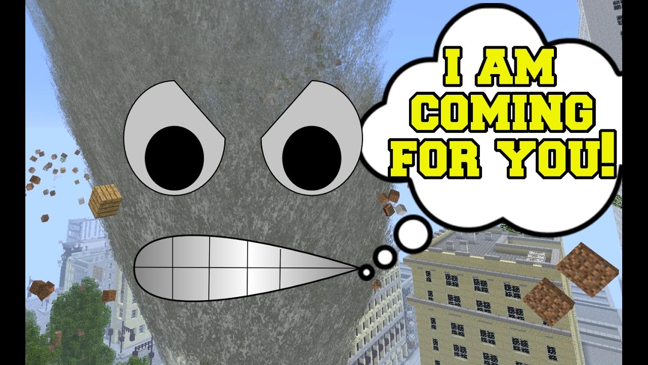 Minecraft: THE TALKING TORNADO - Custom Mod Dream - YouTube