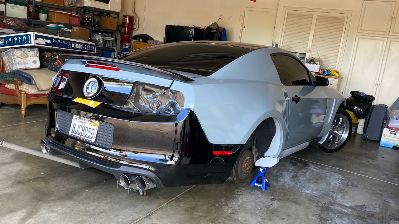 WRAPPING MY WIDEBODY SHELBY GT500 NARDO GREY!!! BEST WRAP COLOR BY ...