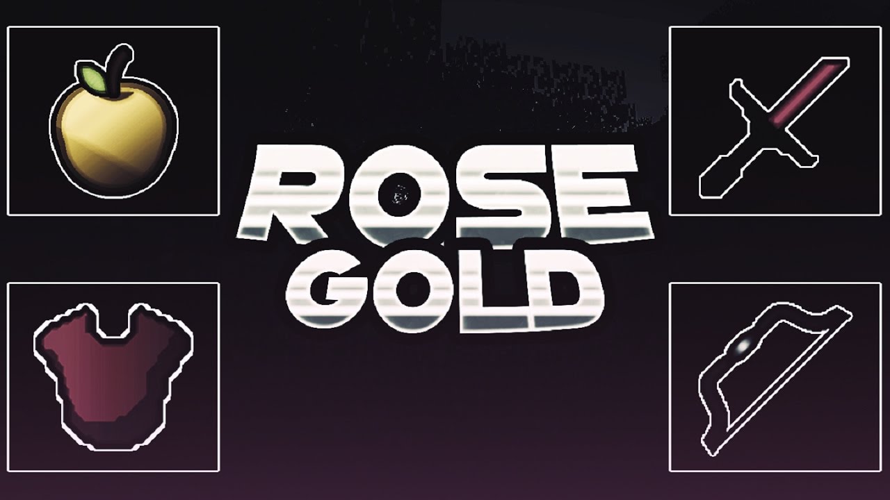 Texture Pack Review | Rose Gold Pack • • - YouTube