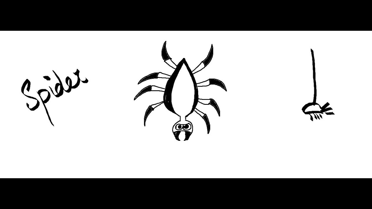 Easy Kids Drawing Lessons :How to Draw a Cartoon Spider for KIDS - YouTube
