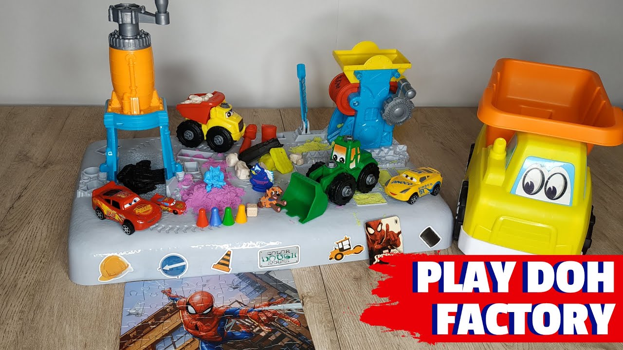 PLAY DOH FACTORY | SURPRISE EGGS | ENGLISH FOR KIDS | АНГЛИЙСКИЙ ДЛЯ ...