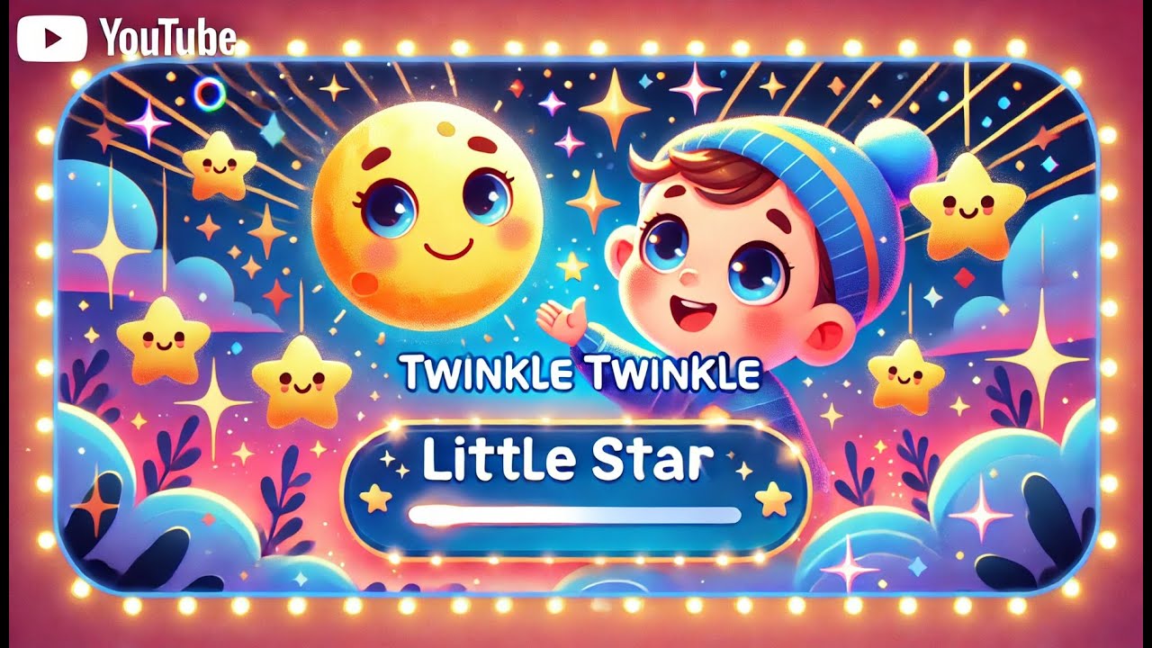 Twinkle Twinkle Little Star | Soothing Lullaby for Kids | Sing Along ...