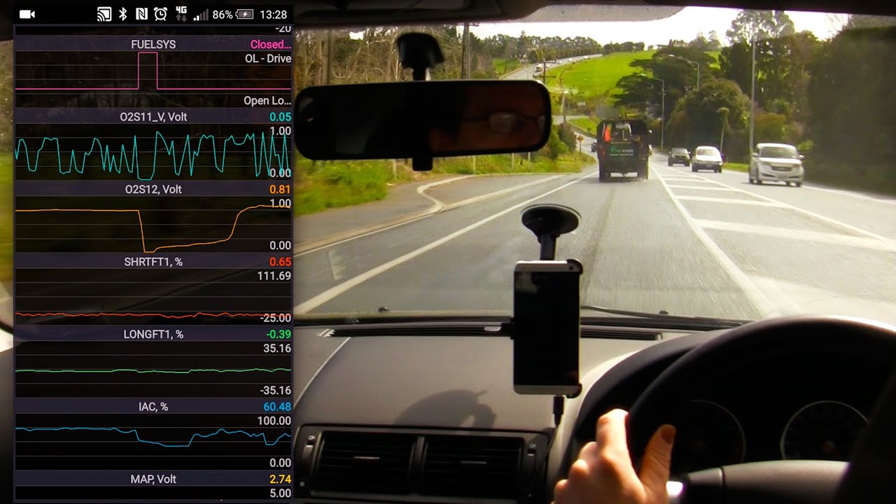 Demo: Vgate iCar2 OBD-II scan tool telemetry with Ford Duratec HE ...