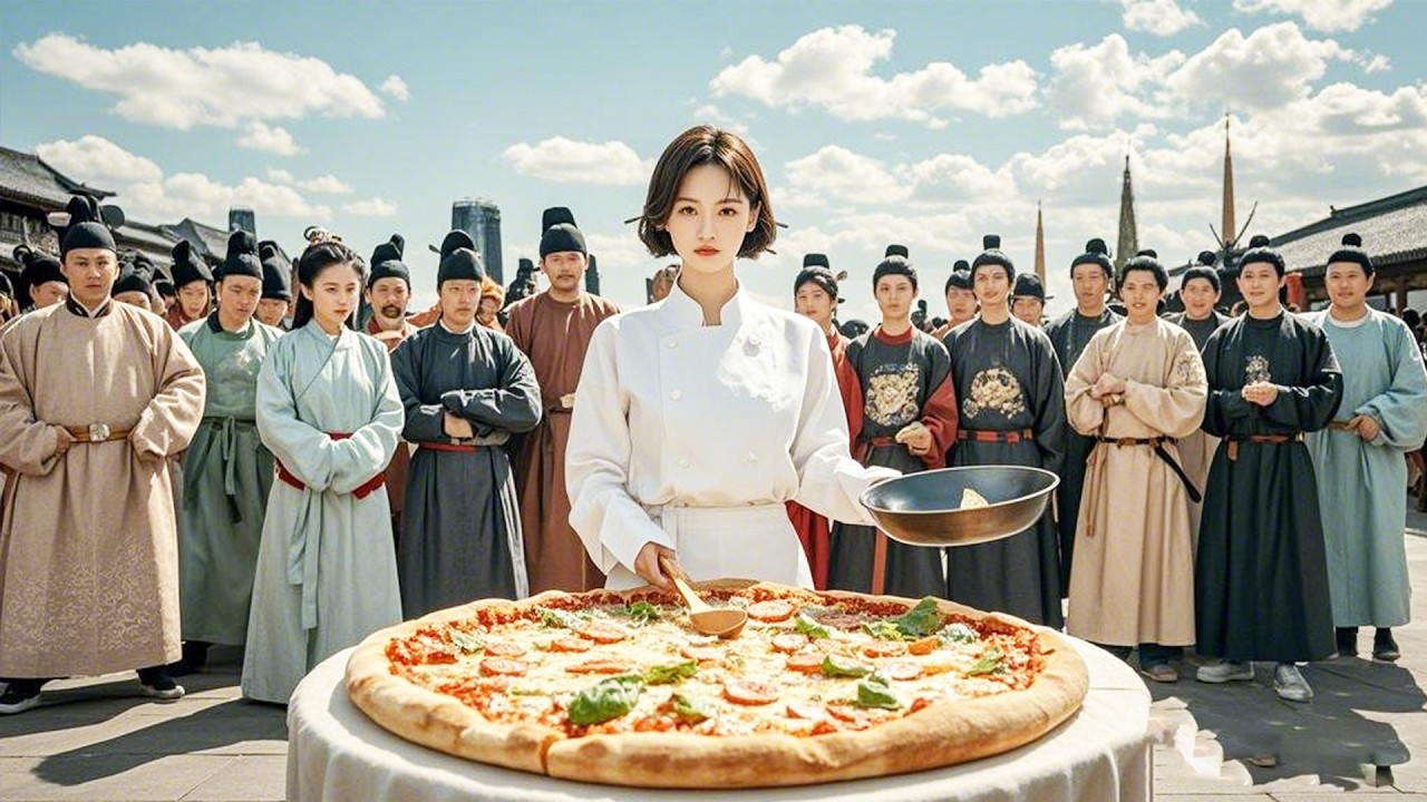 【Full Movie】現代女廚神穿越古代，用一道披薩征服所有古人的胃開酒樓！#爱情 #movie #電影 #中國電視劇 - YouTube