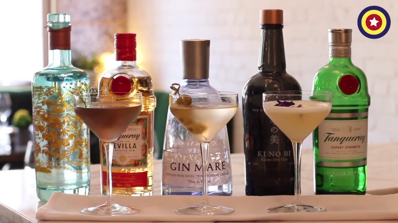 The gin selection at Masons - YouTube