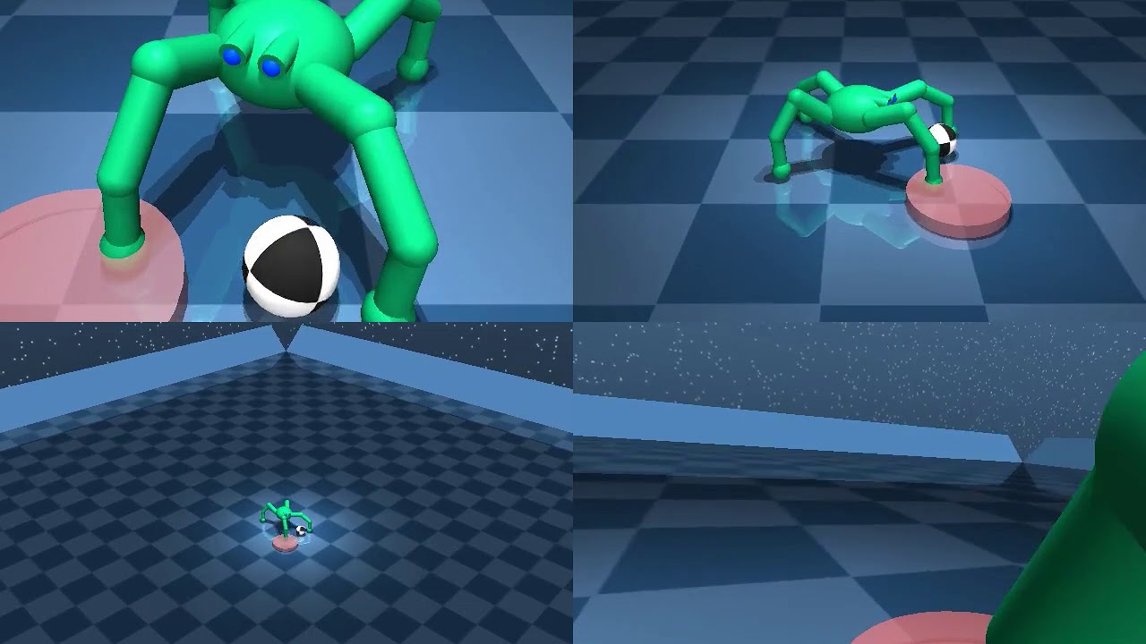 Control Suite Quadruped - YouTube
