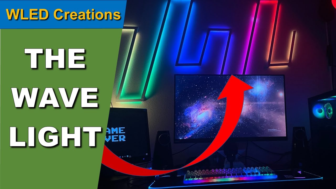 The Wave Light Esp8266 And Ws2812b Wled Project Youtube