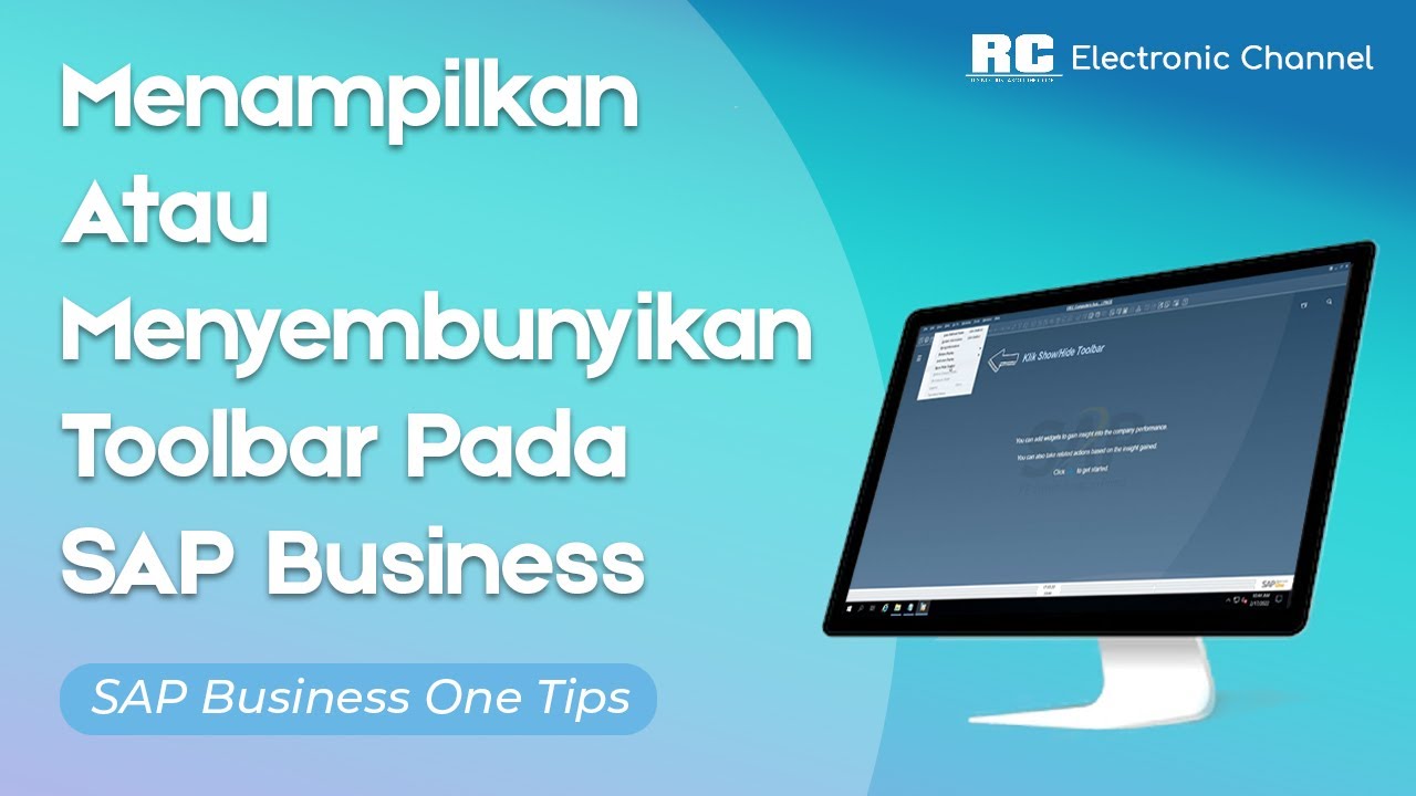 Cara Menampilkan Atau Menyembunyikan Toolbar Pada SAP Business One ...