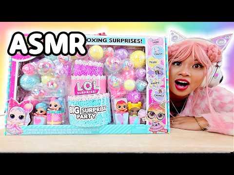 OPENING A HUGE LOL SURPRISE BOX! *ASMR included*