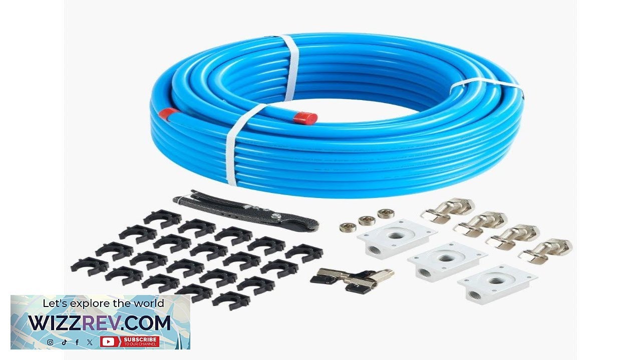 VEVOR Garage Compressed Air Piping Durable 100FT System - YouTube