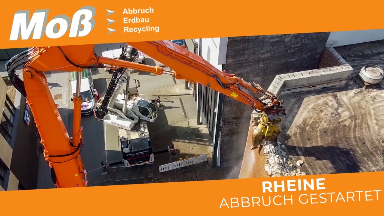 "ABBRUCH GESTARTET" | Rheine | Hertie-Gebäude bald Geschichte | Moß ...