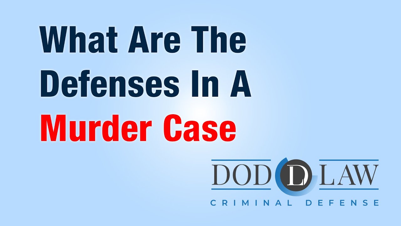 Award Winning | Murder Defense Attorney Discuses Defenses | Criminal ...