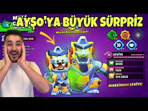 AYŞO'NUN HESABINA GİZLİCE GİRİP MEKA GODZİLLA NİTAYI ALDIM, ÇOK SEVİNDİ! -BRAWL STARS
