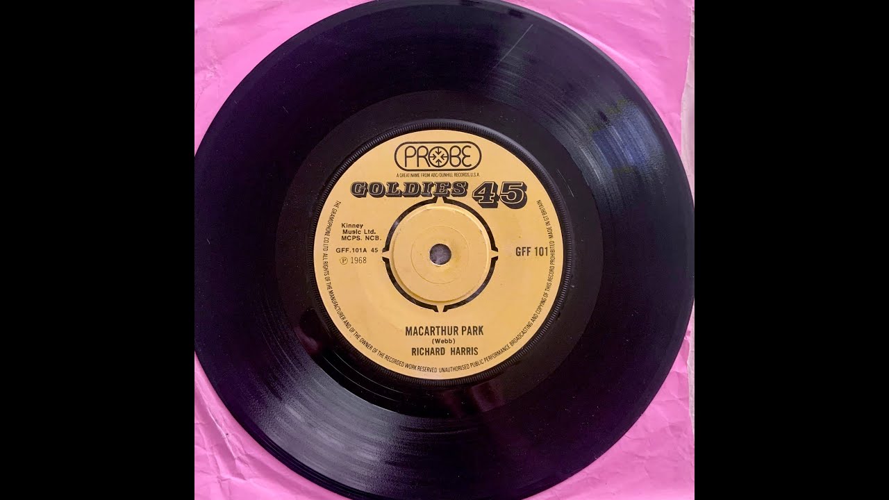 Richard Harris, MacArthur Park, 1968 Vinyl - YouTube