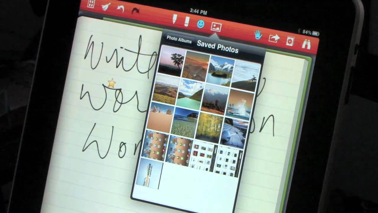 Noteshelf for iPad Demo - YouTube