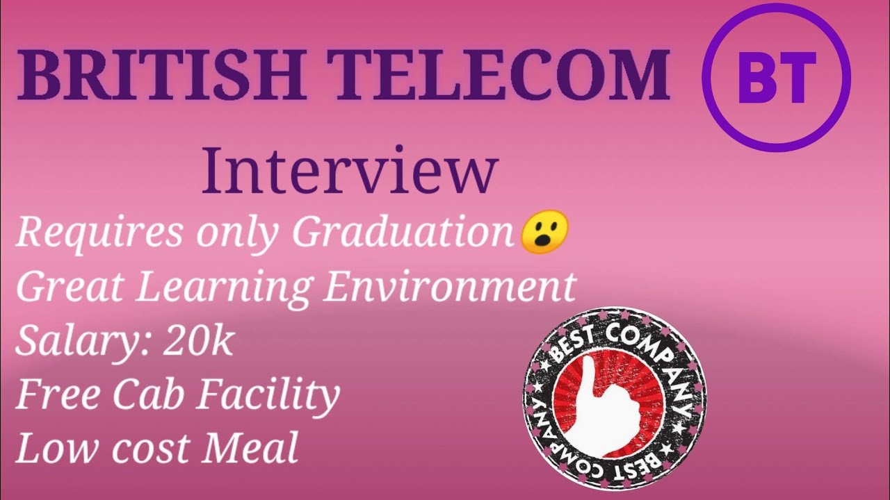 BT#3 What do u know about BT British Telecom?HR INTERVIEW QUESTION ...