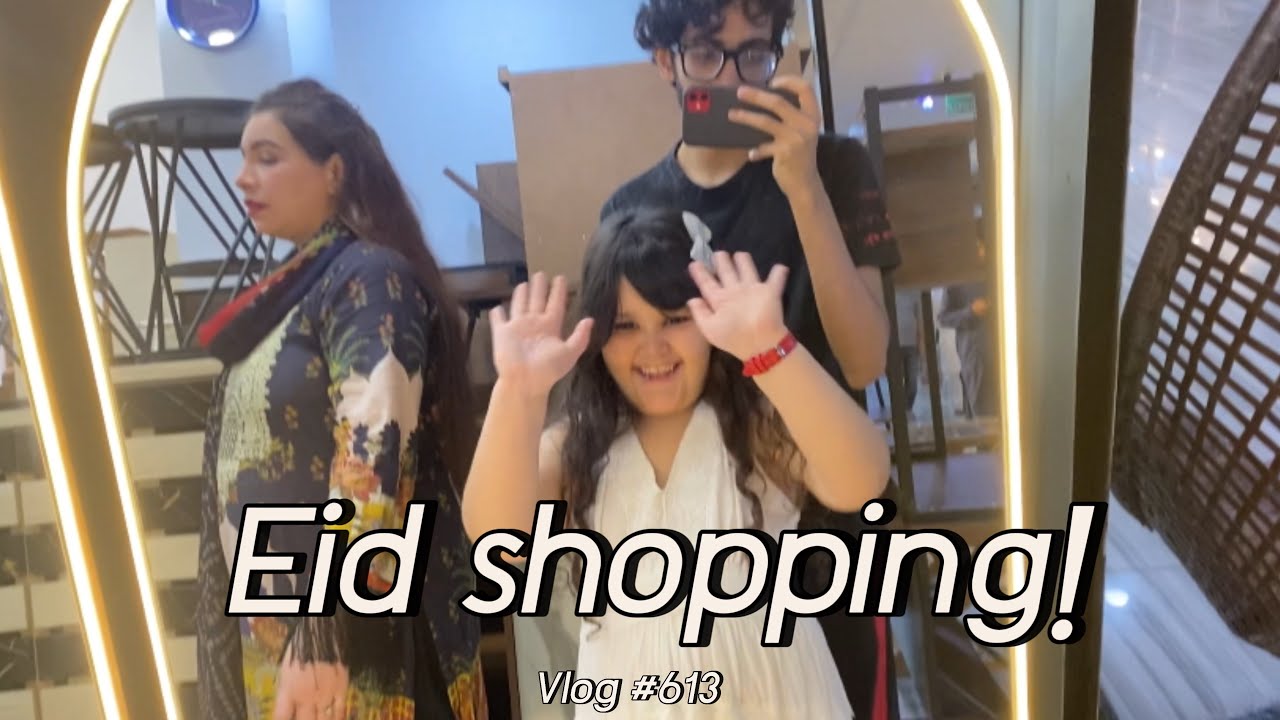 EID SHOPPING! | VLOG #613 | BINISH RIZWAN - YouTube