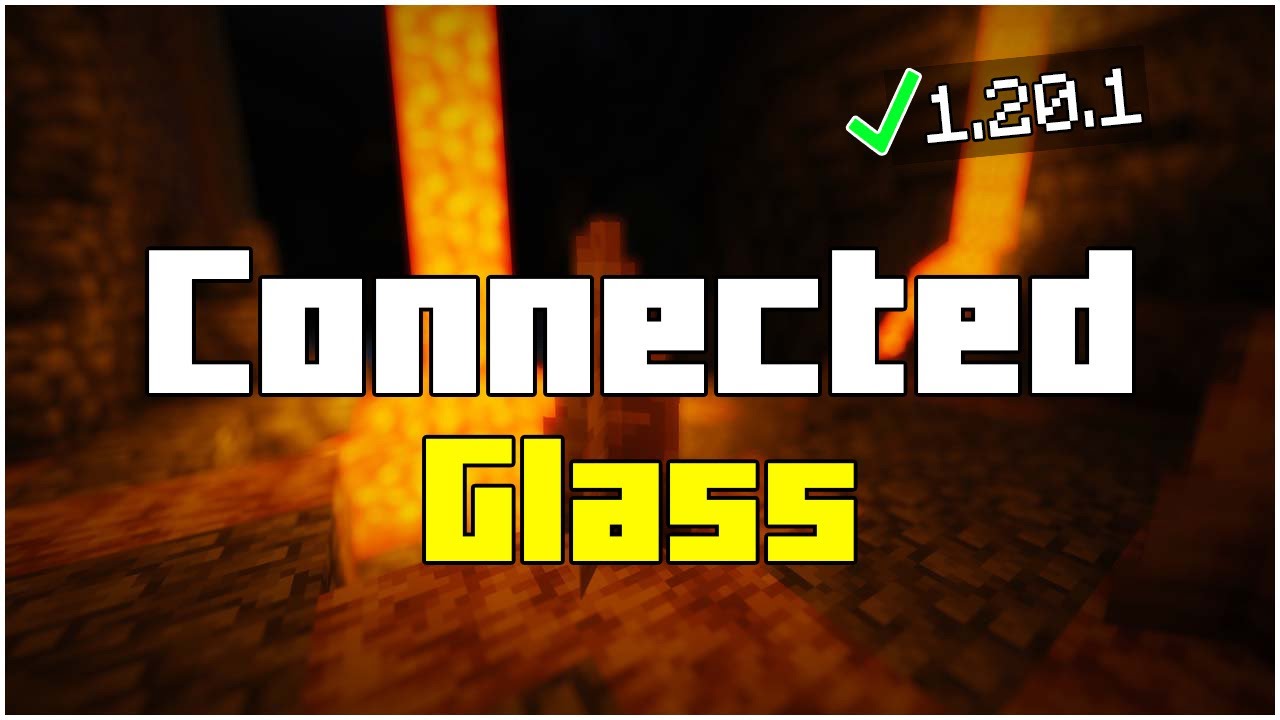 How To Get Connected Glass & Textures Minecraft 1.20.6 - YouTube