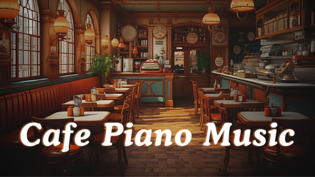 🌿Relaxing Cafe Piano Music Playlist , Coffee Shop Background Music ...