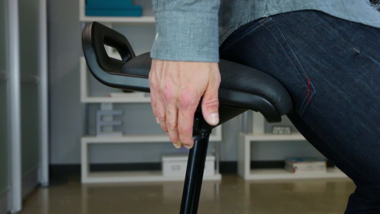 Standing Desk Chair VARIChair™ from VARIDESK - YouTube