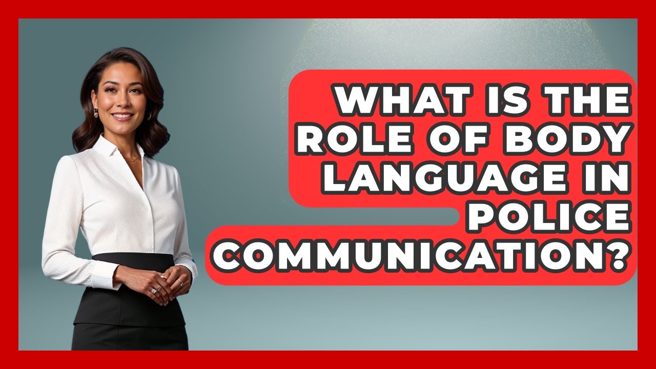 What Is The Role Of Body Language In Police Communication? - Law ...