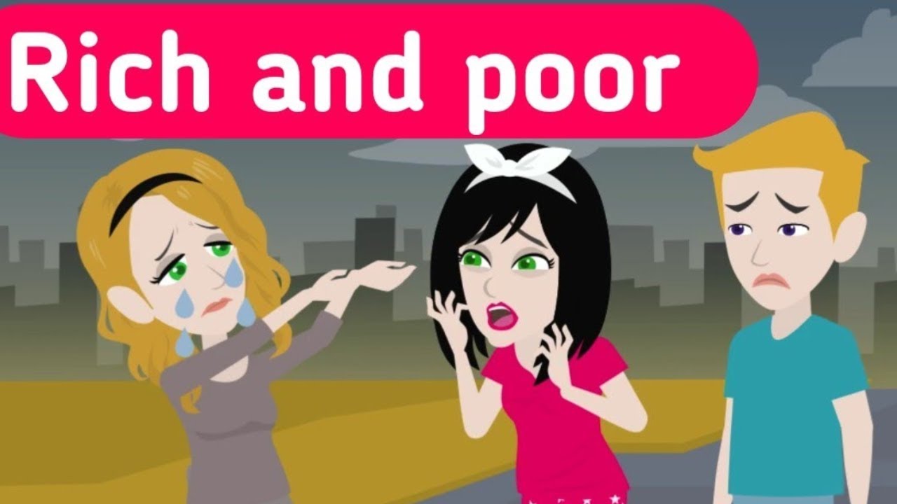 Little Star."The Tale of Two Friends"poor and rich cartoon.poor and rich and giga rich - YouTube