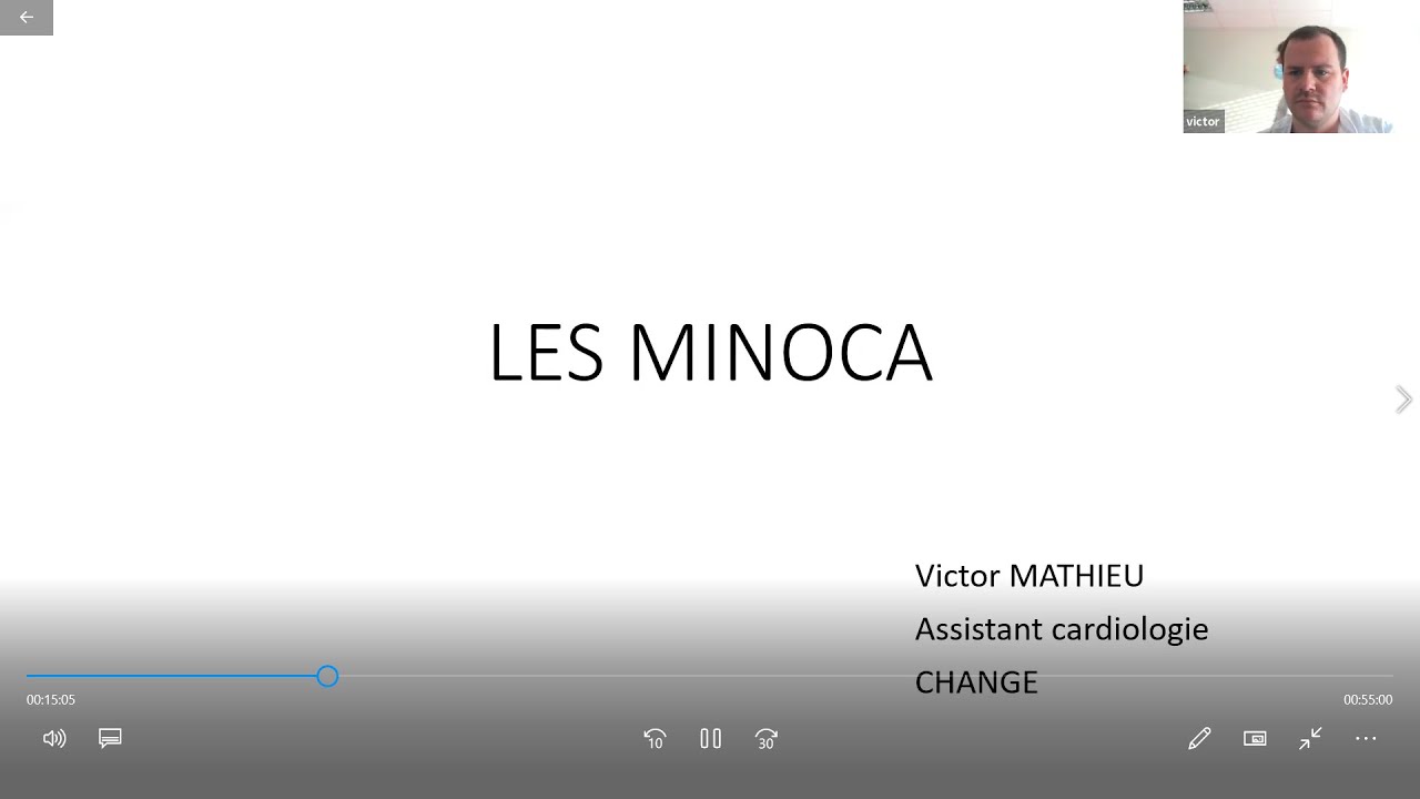 MINOCA - Dr Victor MATHIEU le 12/03/2021 - YouTube