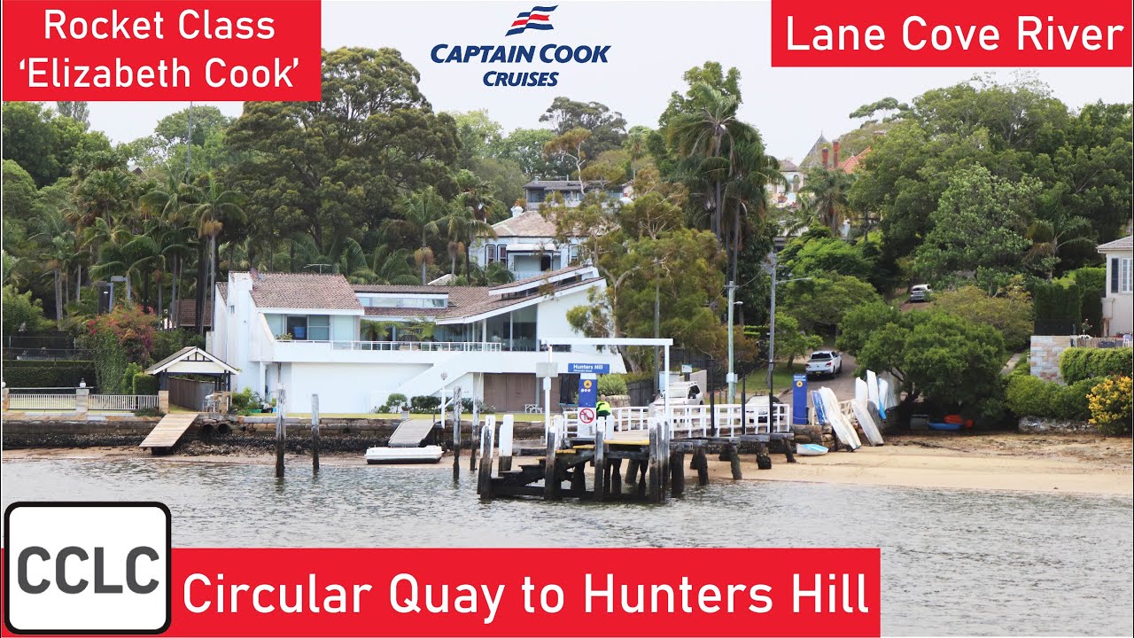Captain Cook Cruises - Lane Cove River Ferry Trip - YouTube