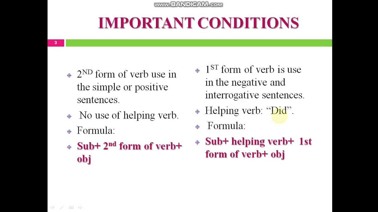 What is Simple Past Tenses (Past Indefinite Tense)? || Lecture # 6 ...