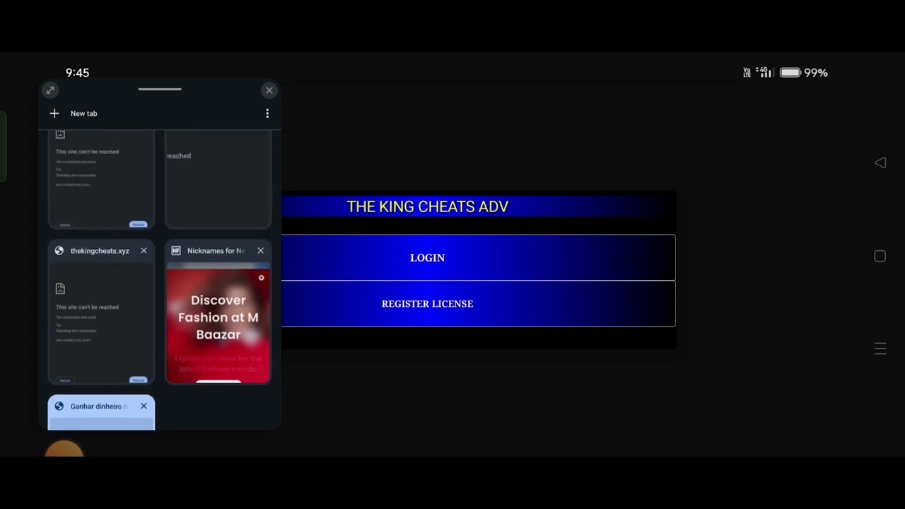 THE KING CHEATS HACK UNLIMITED LOGIN TRICK || SPECIALLY FOR FF ADVANCE ...