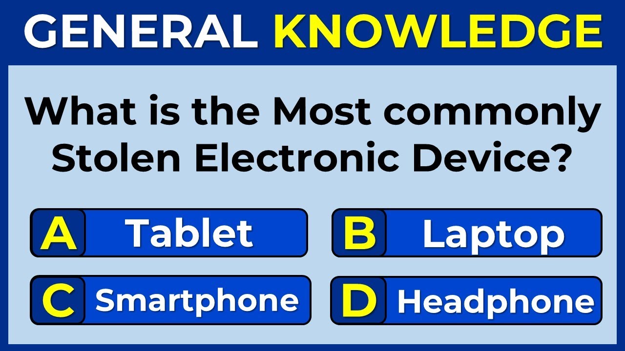 How Good Is Your General Knowledge? Take This 25-Question Quiz To Find ...
