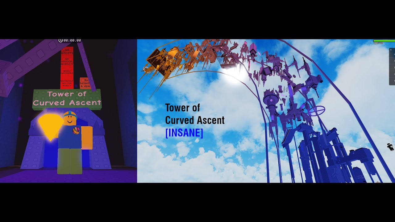 JToH/EToH Ring 9: Tower of Curved Acsent | Roblox - YouTube