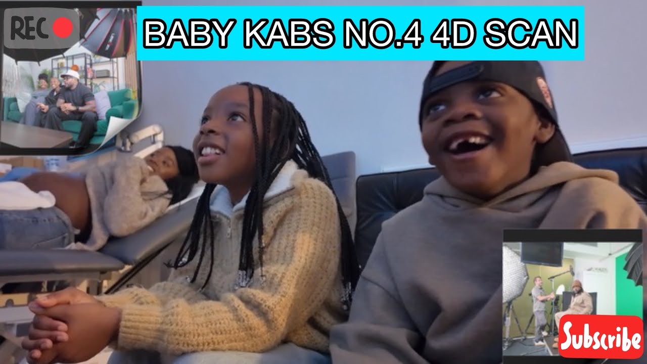 THE KIDS REACTIONS TO BABY KABS NO.4 4D SCAN - YouTube
