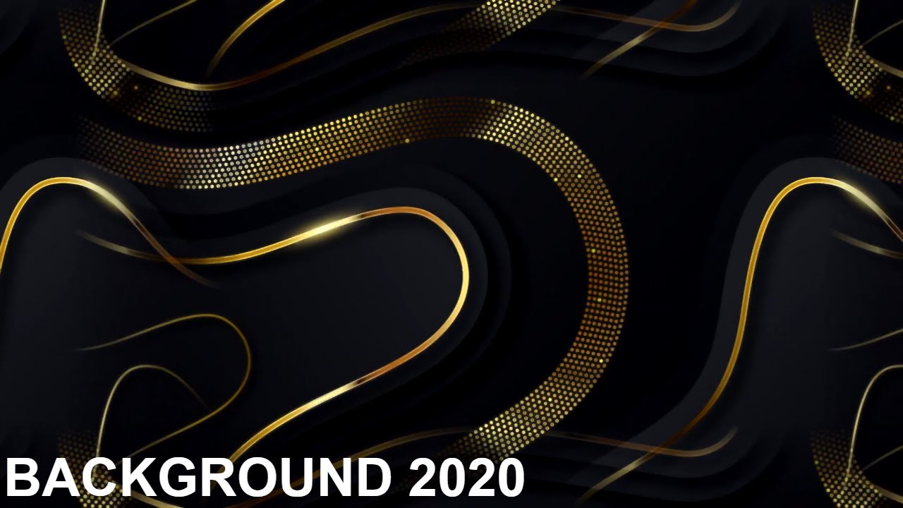Golden lines background video - YouTube