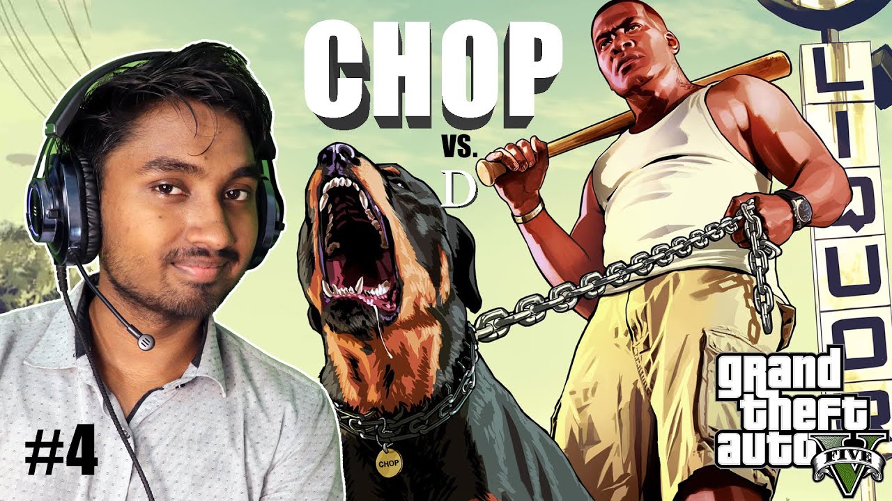 Chop Caught a Very Dangerous Gangster D | GTA V Mission 6 Chop | GTA V ...