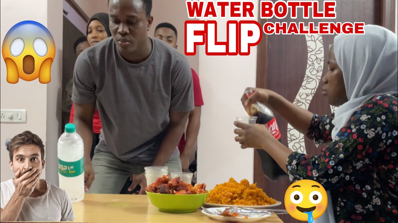 THE VIRAL WATER BOTTLE FLIP CHALLENGE!!! IFTAR EDITION - YouTube