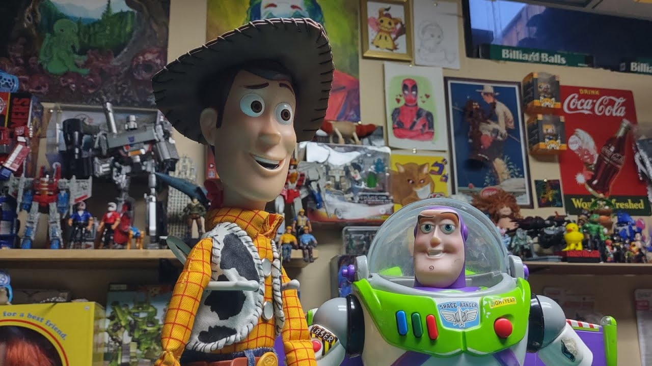 Making Woody a custom vest and buttons - YouTube