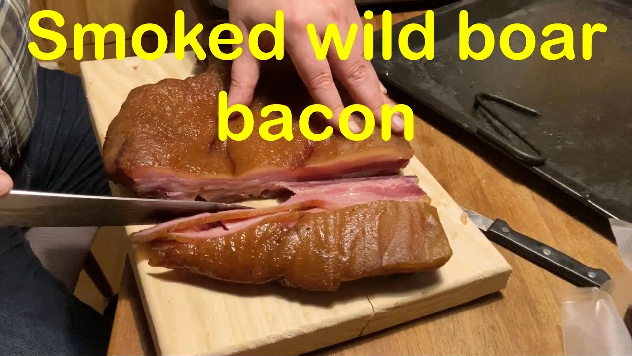 Smoking wild boar bacon / Röka vildsvins bacon i Berg 3:10 - YouTube