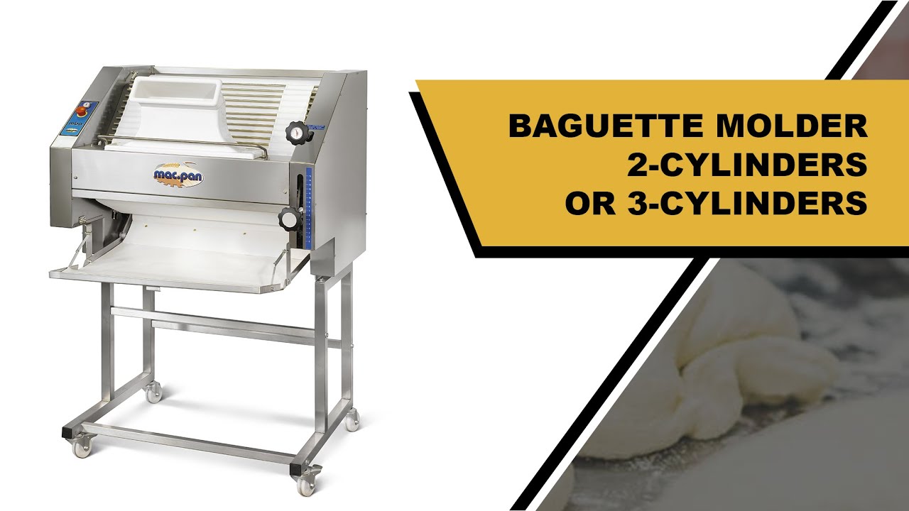 BAGUETTE MOULDER 2 OR 3 CYLINDERS - YouTube