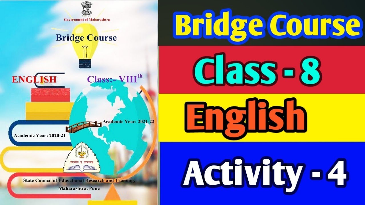 Bridge Course Class 8 English Activity - 4 with all solved activities ...