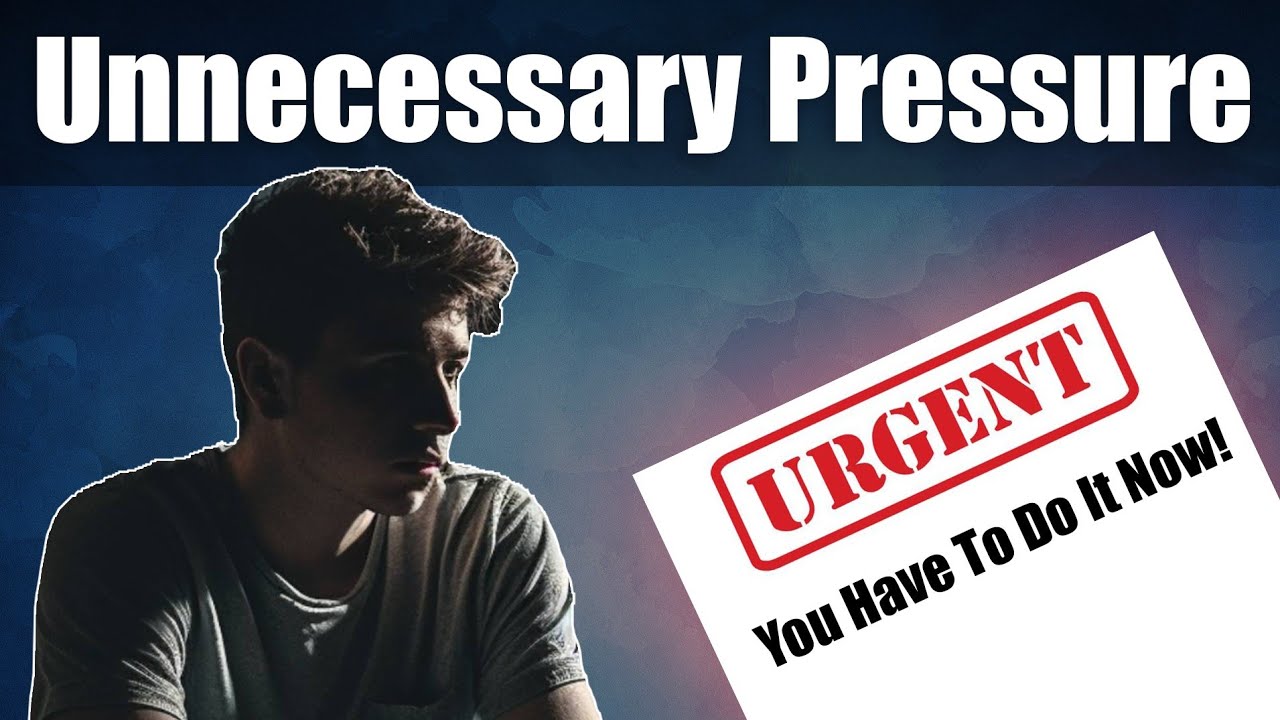 Are you suffering from False Urgency? - YouTube