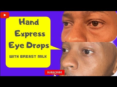 HAND EXPRESS BREAST MILK EYE DROPS - YouTube