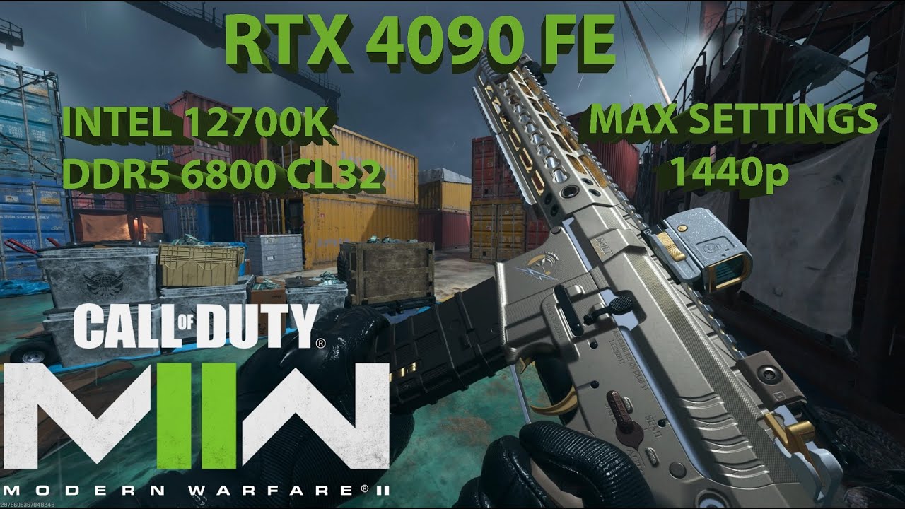 COD MW2 RTX 4090 FE 12700K Performance 1440p Max Settings - YouTube