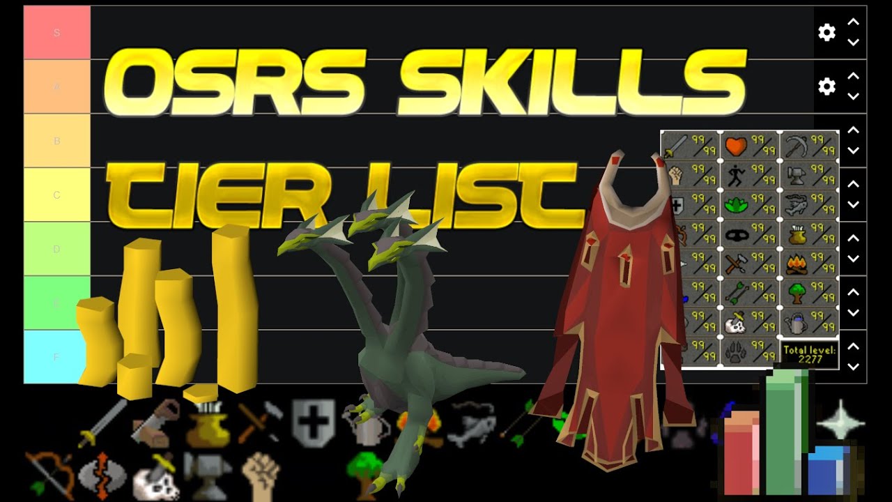 Official OSRS Skills Tier List - YouTube