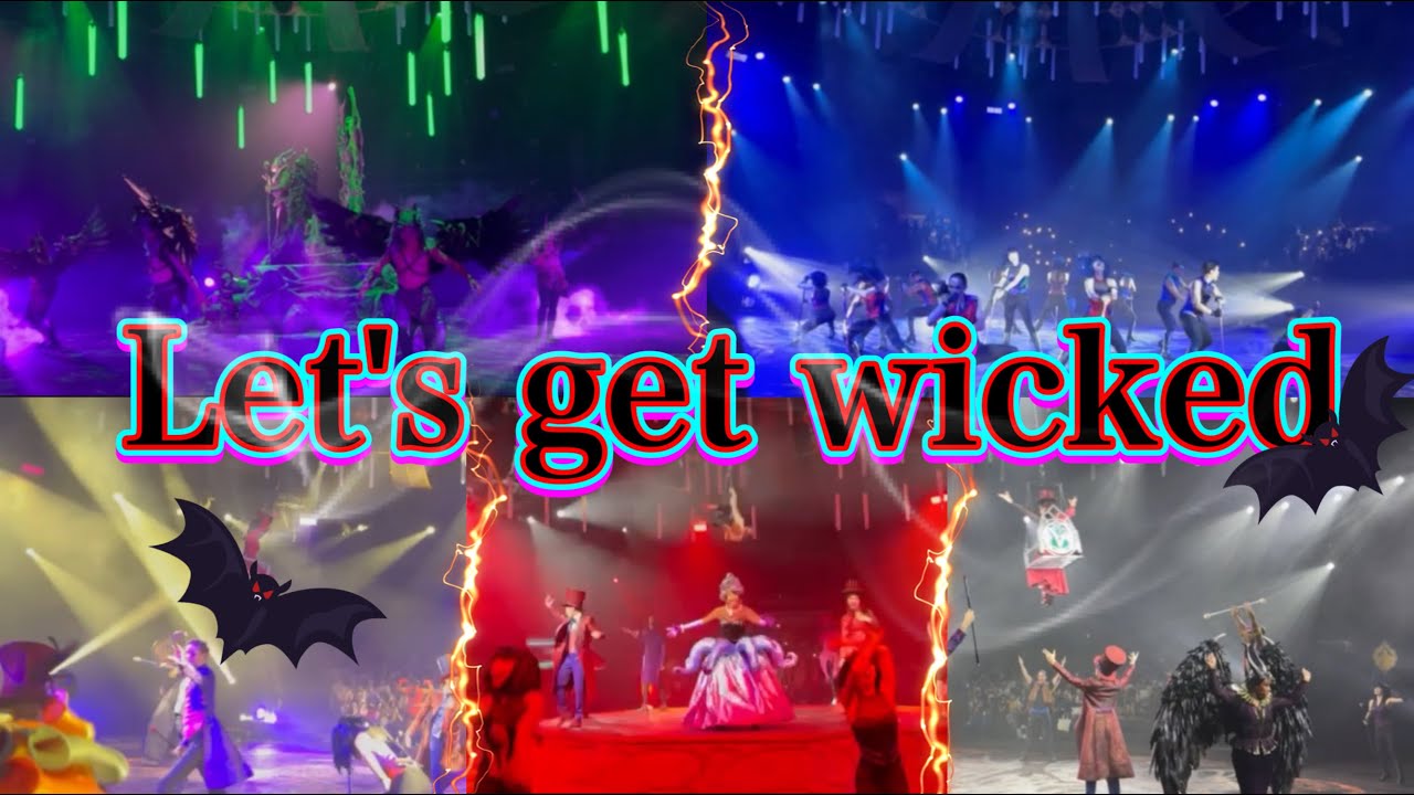 HKDL 香港ディズニーランド Let's get wicked 2024 レッツ・ゲット・ウィキッド 惡人舞動迪士尼 - YouTube