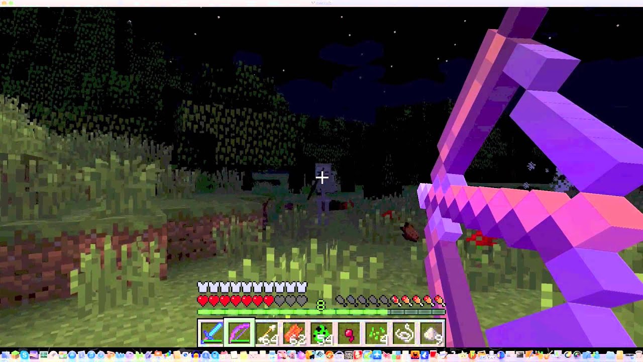 Minecraft: The infinity Blade and The Infinity Bow HD - YouTube
