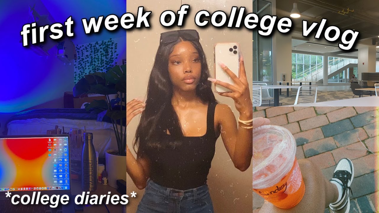 first week of college vlog!! | studying, late nights, classes... | VLOG ...