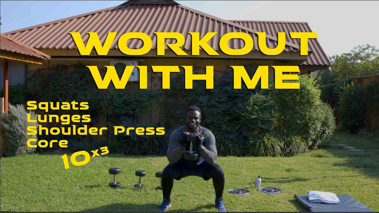 Workout With Me for Strength and Stamina | Squats | Lunges | Shoulder ...
